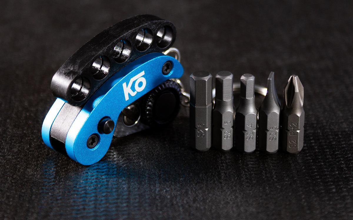 Folding 1/4" Hex Bit Driver Set – Konjōjo